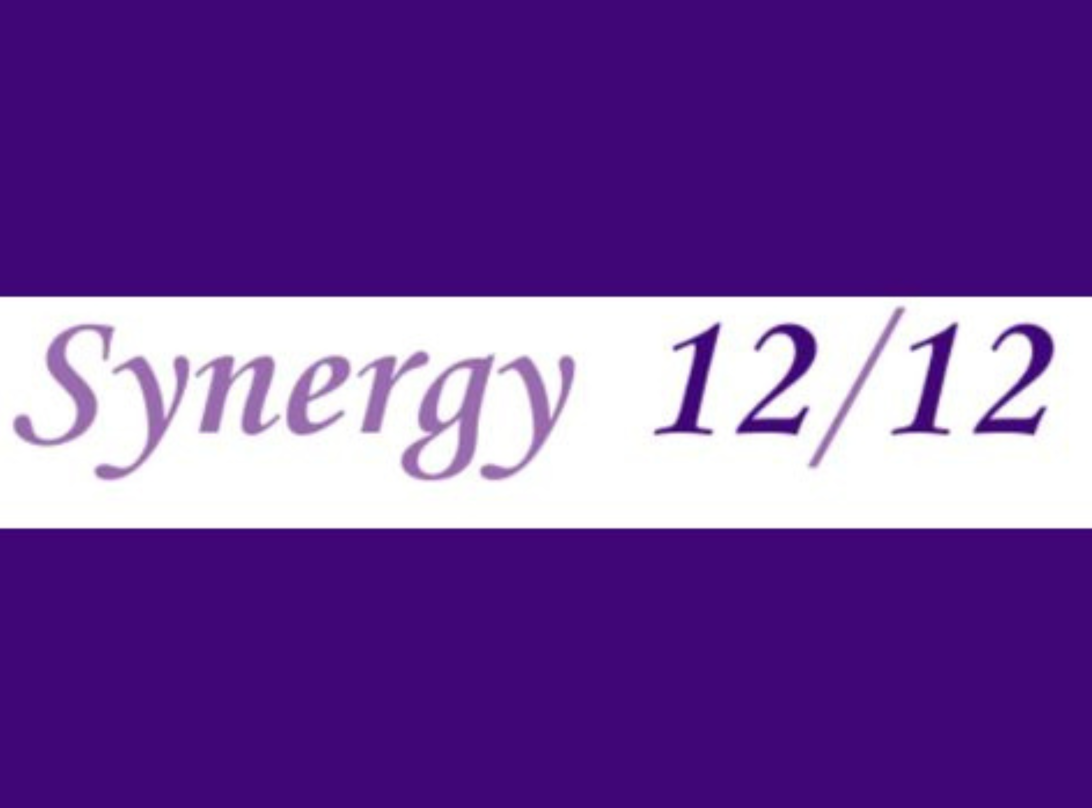 Synergy 12/12 Let it Work for You – Synergy 1212